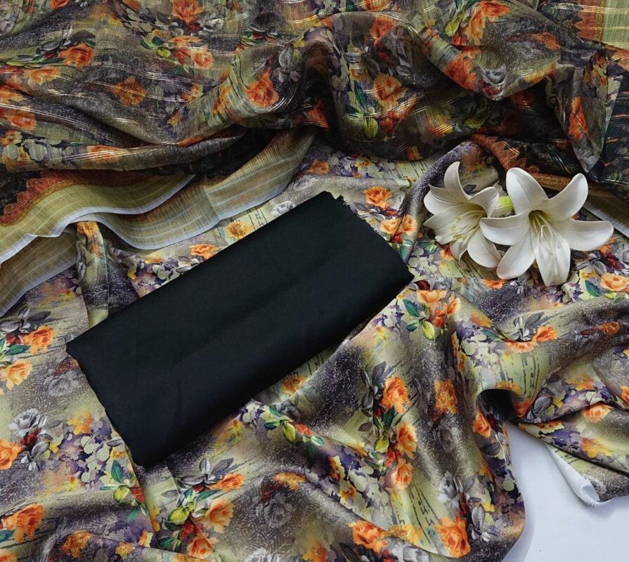 HSM TEXTILE CHAMAK DHAMAK SILK 3 PIECE SUIT PRICE IN PAKISTAN | OPPS.PK